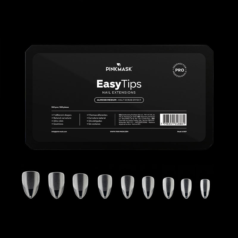 Soft Gel Tips - Almond Medium – Pink Mask