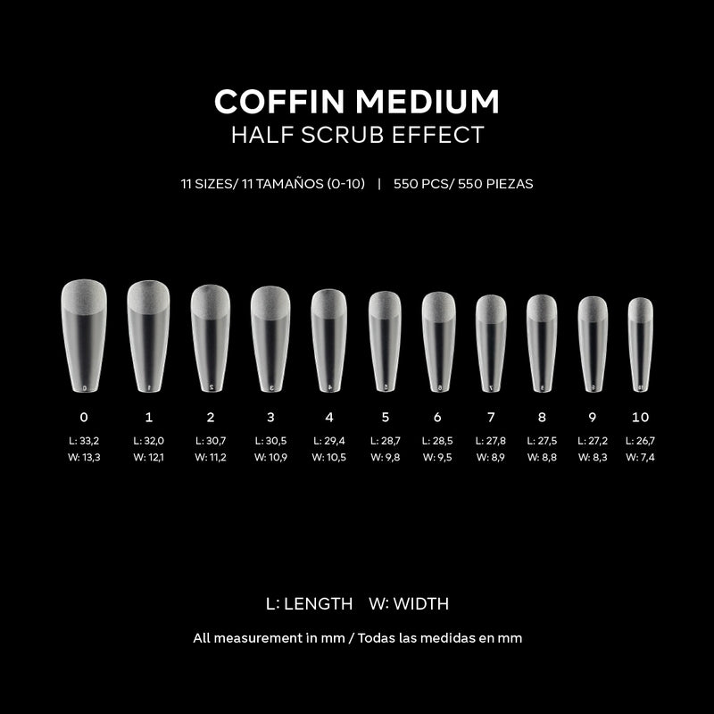 Soft Gel Tips - Coffin Medium – Pink Mask