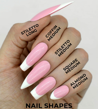 Soft Gel Tips - Square Medium