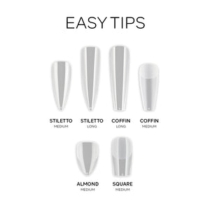 Soft Gel Tips - Square Medium