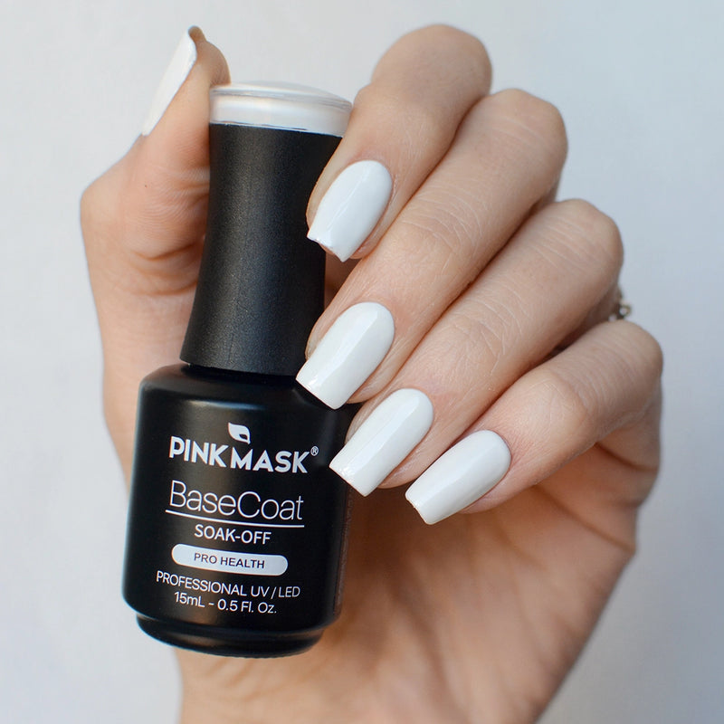 Gel Color - White Tips – Pink Mask