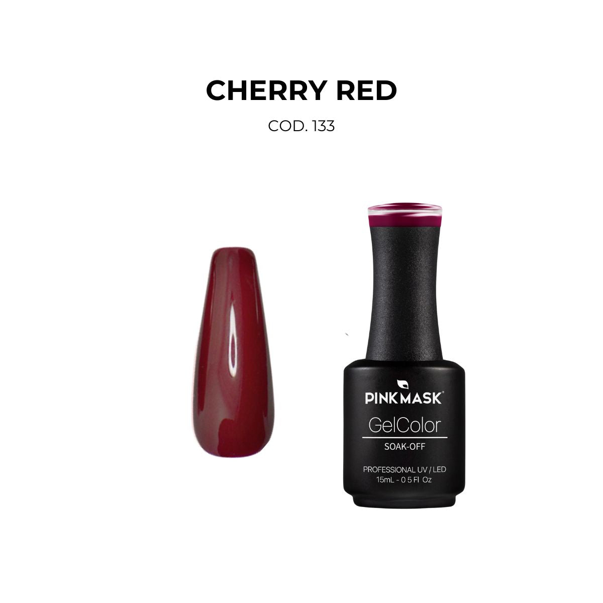 Gel Color - Cherry Red– Pink Mask