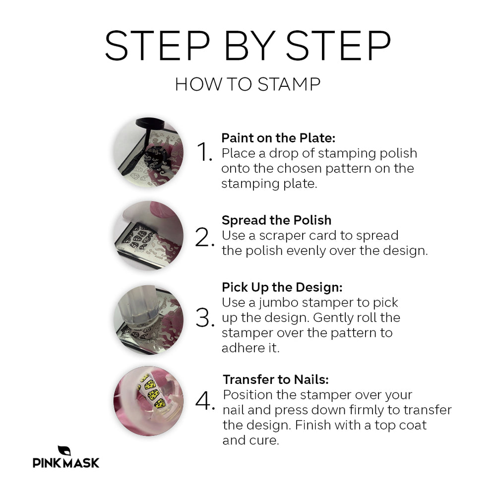 Nails Stamping Plate - BASICS
