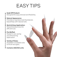 Soft Gel Tips - Square Medium