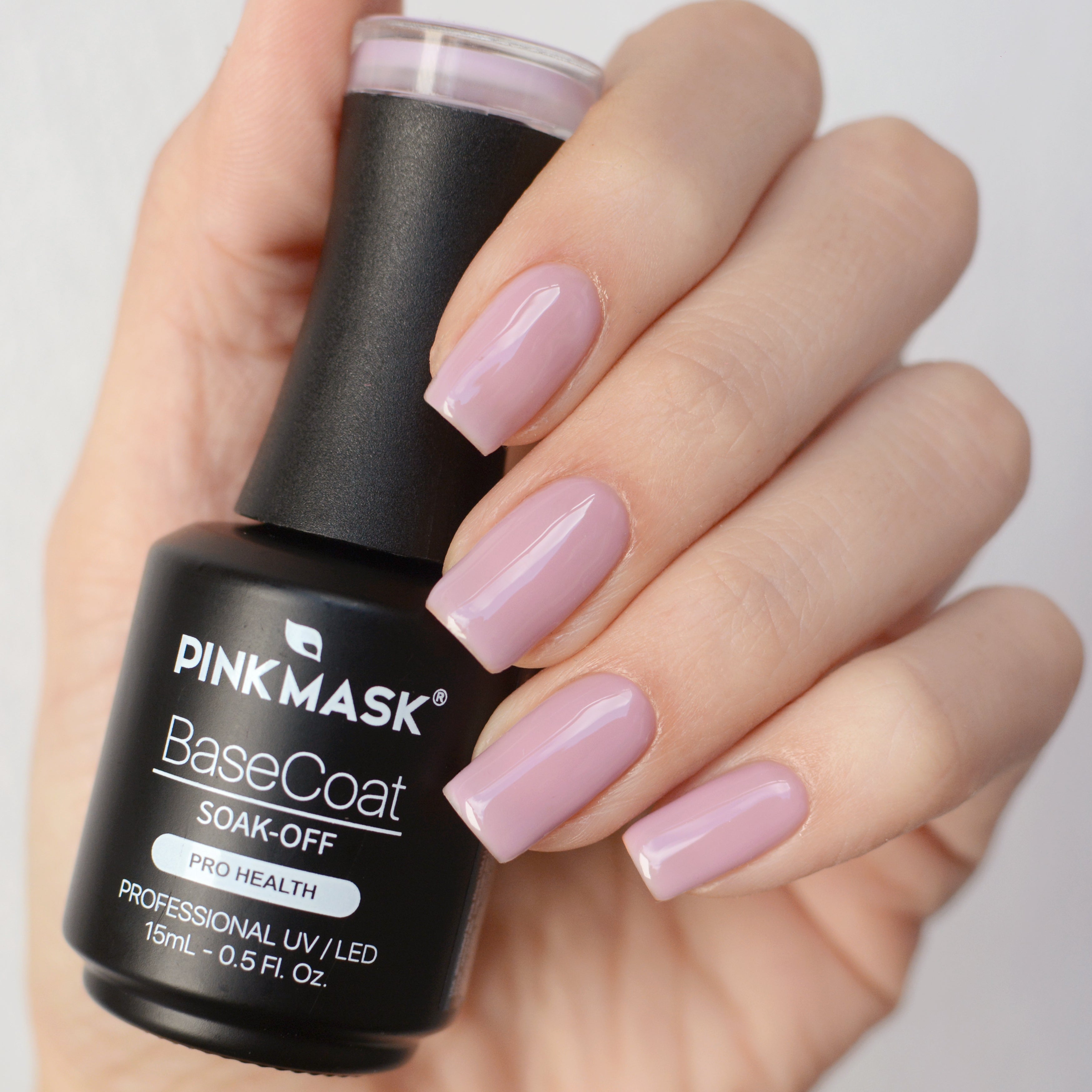 Gel Color - Rubber Base Coat - Misty Lilac – Pink Mask